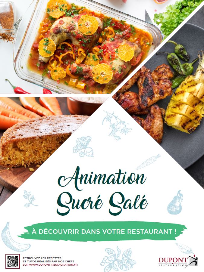 la cuisine sucrée-salée, est l'animation du mois d'Avril